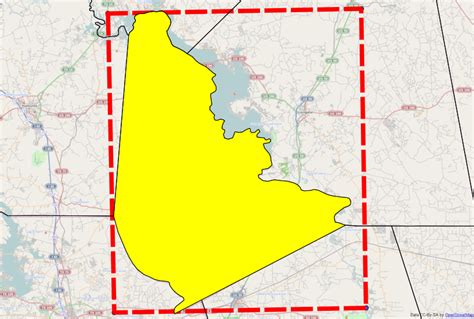 Coordinate System Determining Projection Of Texas County Shapefile