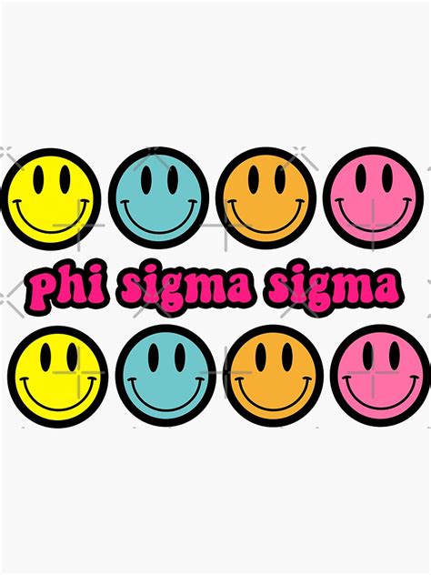 Phi Sig Sticker For Sale By Charislit Redbubble