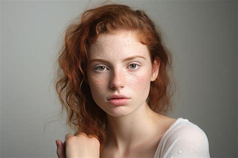 Premium Ai Image Portrait Of Woman With Acne Inflammation
