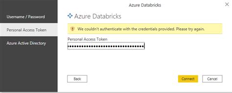 Solved Connecting With Azure Ad Token In Powerbi Databricks Community