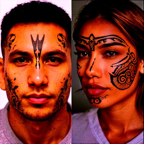 Face Tattoo Png Images