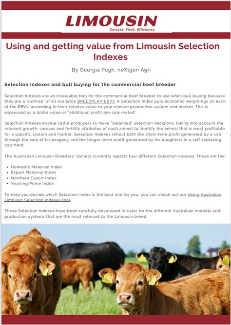 Module 1 Understanding Ebvs And Selection Indexes