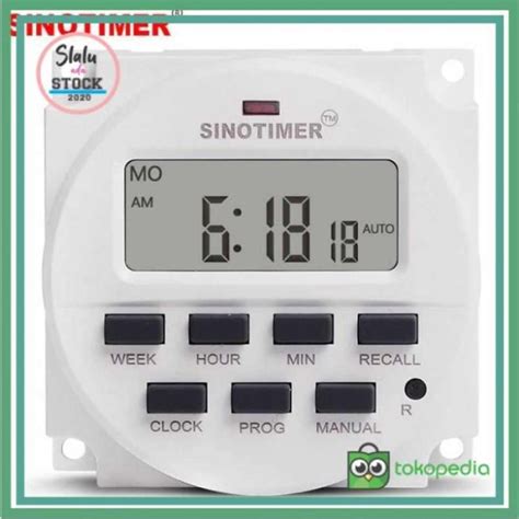 Promo Sinotimer Programmable Timer Switch Relay 220V Ac Tm618N 2 Diskon 23 Di Seller Suzume
