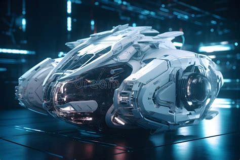 Prototype Vehicle Of The Future Neural Network Ai Generated Stock
