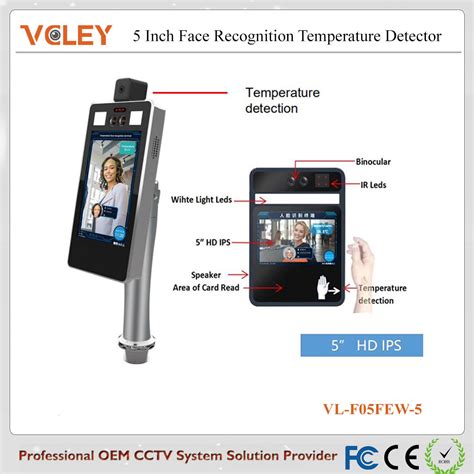 automatic temperature monitoring access control biometric dynamic face