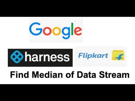 Find Median Of Data Stream LeetCode Priority Queues Harness Google Flipkart
