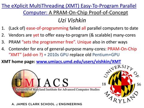 Ppt The Explicit Multithreading Xmt Easy To Program Parallel