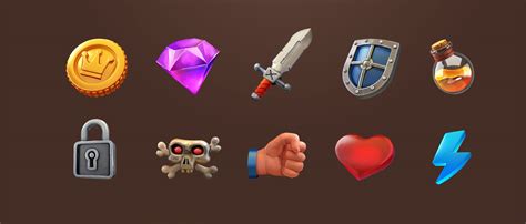 Game Ui Icons For Free Behance