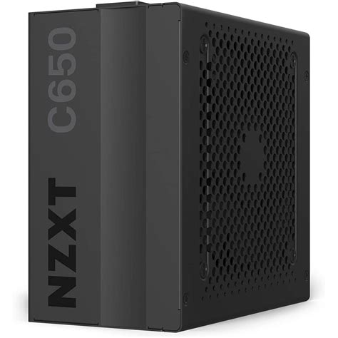 NZXT C650, 650 Watt 80+ Gold Certified, Hybrid Silent Fan Control ...