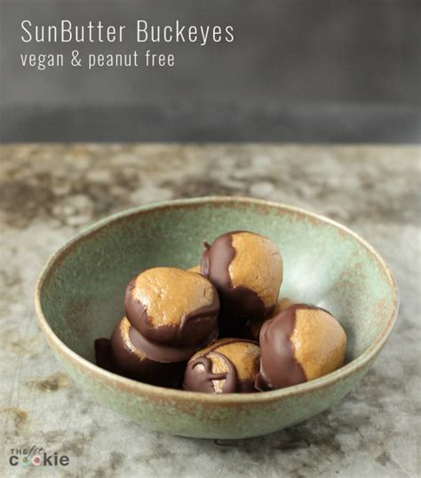 Peanut Free Sunbutter Buckeyes Vegan • The Fit Cookie