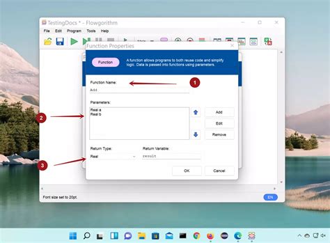 Flowgorithm User Defined Functions Testingdocs