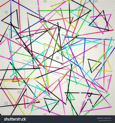 Irregular Triangle Pattern Background Full Colour Stock Illustration 2184522761 Shutterstock