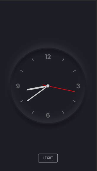 Analog Clock Dark Mode Artofit