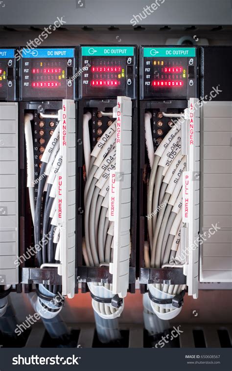 Plc Control Net Terminal Connection Communication库存照片650608567 Shutterstock