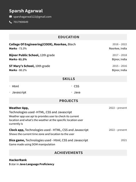 Sparsh Agarwal Resume 22 11 2022 21 32 21 Pdf