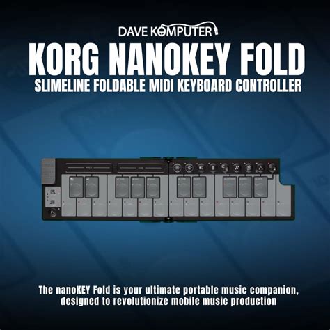 Jual Korg Nanokey Fold Slimline Foldable Midi Keyboard Controller Shopee Indonesia