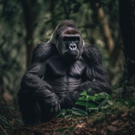 Premium Photo Background For Gorilla