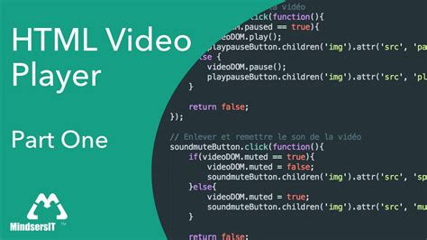 Html5 Video Player Part One Speedcoding Youtube