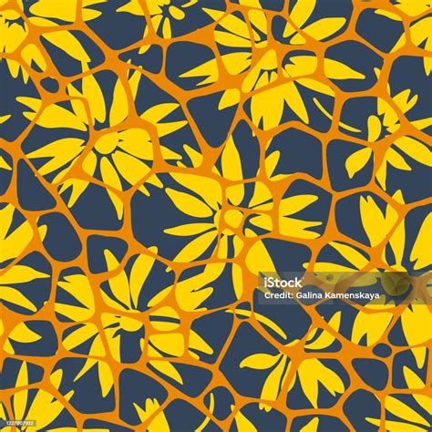 불규칙 한 추상 적당 한 둥근 오각형 그리드 폼 양식 데이지 꽃 혼합 그리드 메쉬 웹 구조입니다 꽃무늬와 셀 감촉이 매끄러운