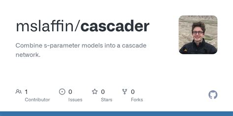 Github Mslaffincascader Combine S Parameter Models Into A Cascade Network