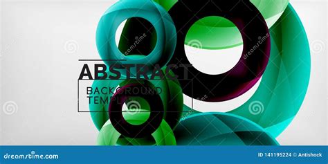 Vector Circles Abstract Background Stock Vector Illustration Of Design Dynamic 141195224