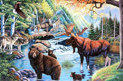 North American Wildlife Wallpaper