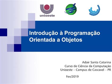 Pdf Introdução à Programação Orientada A Objetosadairednotas De Aulaslides 02 Orientacao
