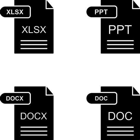 XLSX And PPT Icon 44660000 Vector Art At Vecteezy