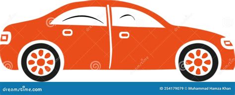 Car Auto Orange Colouar Vector Svg  Clipart Cut File Cricut Silhuette And Design For Shirt T