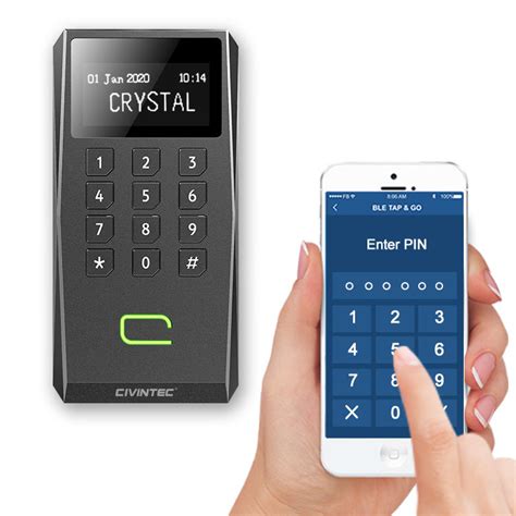 Wiegand Smart Proximity RFID NFC Keypad BLE Reader With LCD China Keypad Bluetooth Reader And