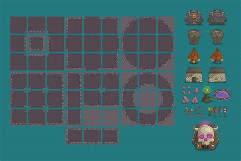 Карта тайлов Construct 3