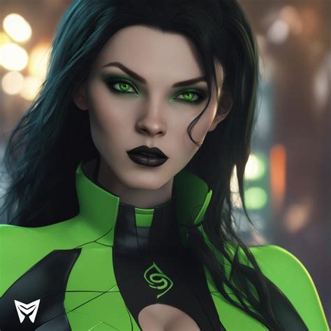 Shego From Kim Possible Dark Hair By Samiscaptain1980 On Deviantart
