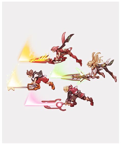 Pyra Mythra Sora Mythra And Shulk Xenoblade Chronicles And 5 More Drawn By Nin Nakajima