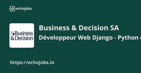 Hiring Développeur Web Django Python Fh Cordova Angular Sql