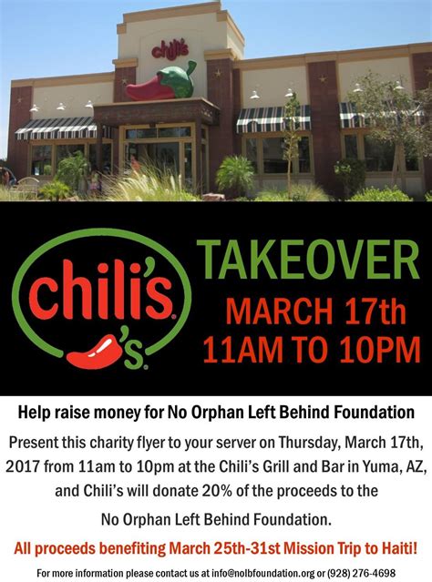 No Orphan Left Behind Foundation Our Last Chilis Takeover Event Before Going To Haiti Next