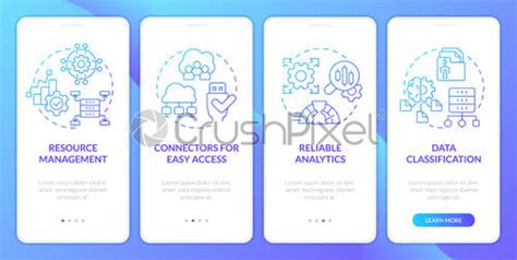 Data Lake Architecture Blue Gradient Mobile App Screen Stock Vector 5972464 Crushpixel