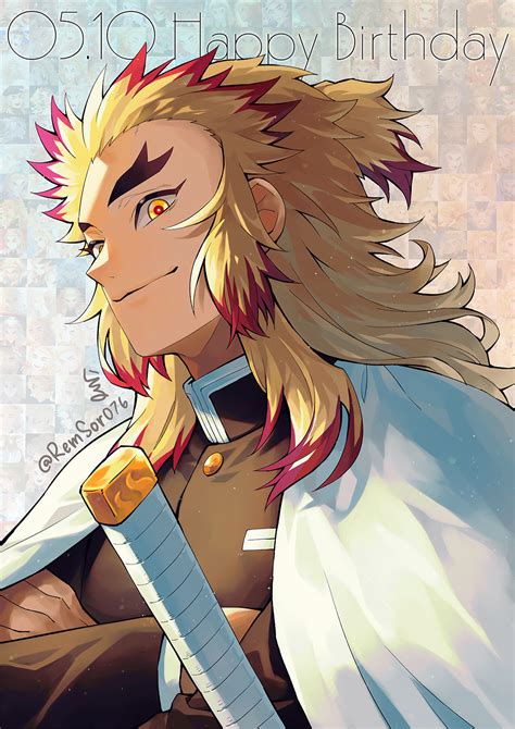 Rengoku Kyoujurou Kimetsu No Yaiba Drawn By Remsor Danbooru