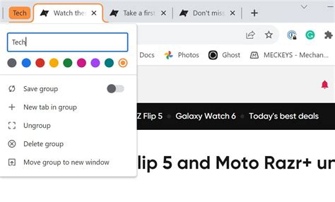 How To Use Tabs In Chrome
