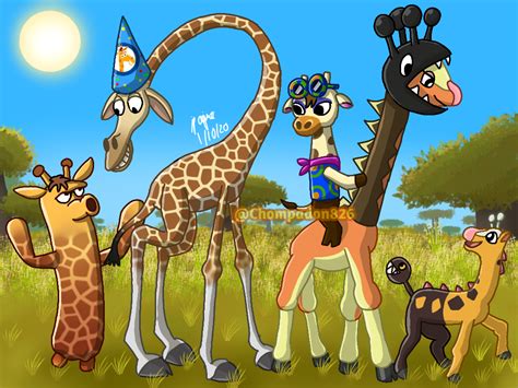 Tower Of Giraffes By Chompadon826 On Deviantart