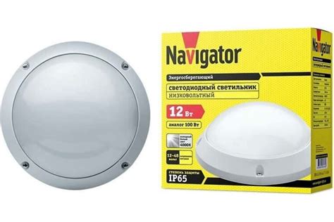 Светильник Navigator 61 634 NBL-PR1-12-4K-12/48-WH-IP65-LED 61634 ...