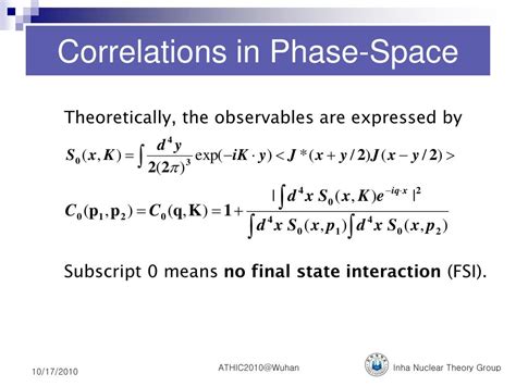Ppt Two Particle Correlations In High Energy Collision Hbt Effect