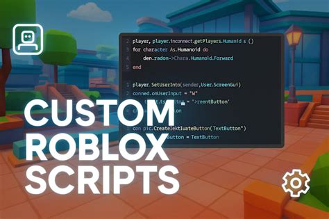 create custom roblox scripts for your game i will code professional lua