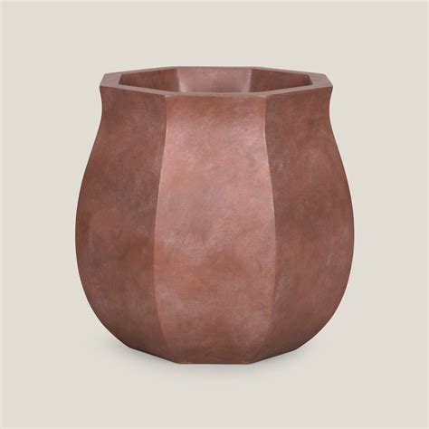 Buy Octad Rust Resin Planter Address Home