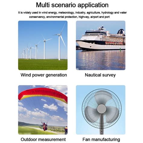 Mini Handheld Multi Purpose Anemometer Lcd Screen Digital Wind Speed Temperature And Humidity