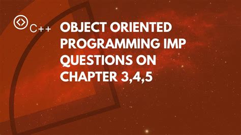 Oop Important Questions Discussion Part 1 Youtube