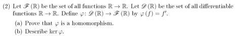 Solved 2 Let Fr Be The Set Of All Functions R→r Let