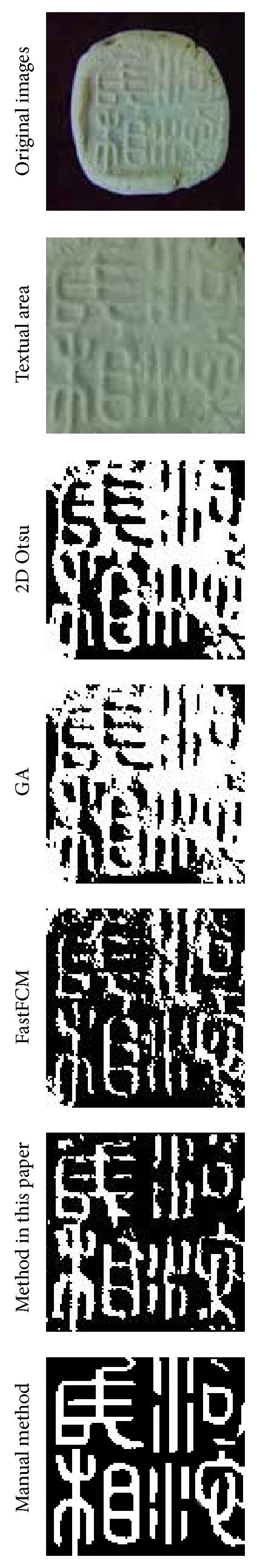 The Segmentation Results Using Different Methods Including 2d Otsu Ga Download Scientific