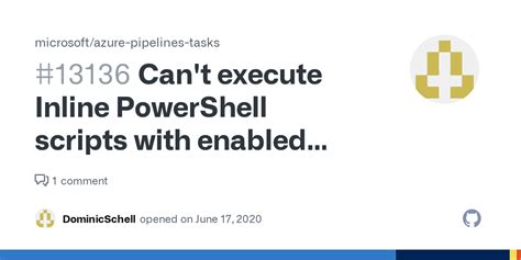 can t execute inline powershell scripts with enabled deviceguard