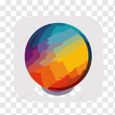 배경 그라데이션이 있는 컬러 원 엠블럼 벡터 흰색 배경에 그라데이션의 단순한 다채로운 아이콘 그림자 없음 작은 프레임 중앙