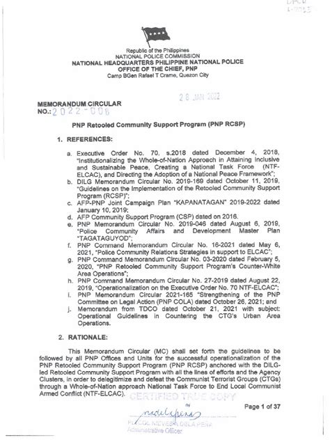 Pnp Mc 2022 006 Rcsp Pdf